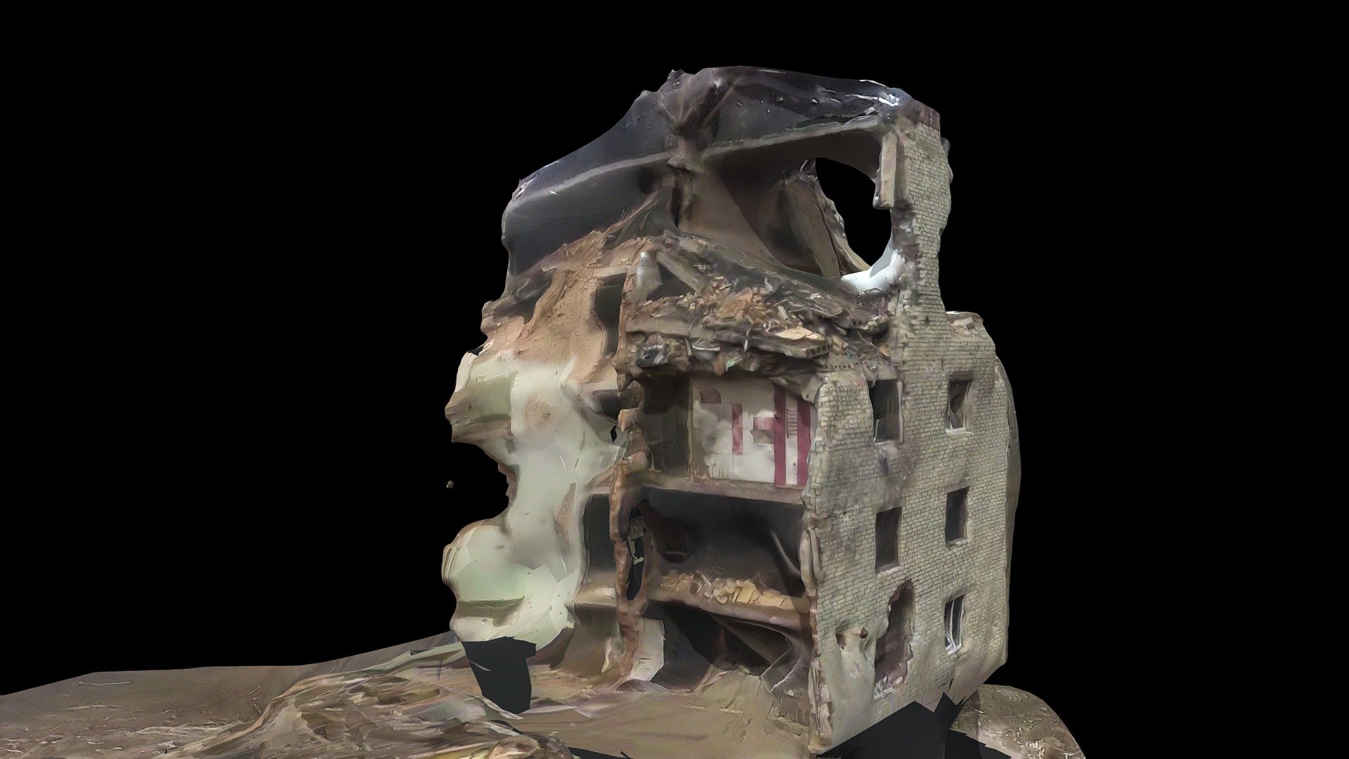 Bakhmut Destruction Building, Ukraine - Buy Royalty Free 3D model by ...