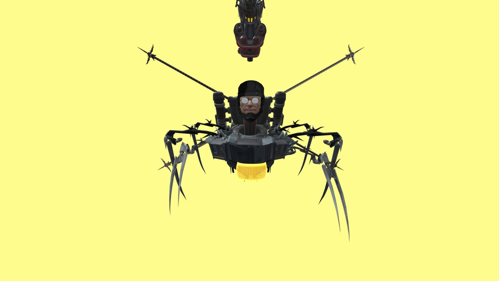 Scientist Toilet 4.0 / the head scientist - Download Free 3D model by ...
