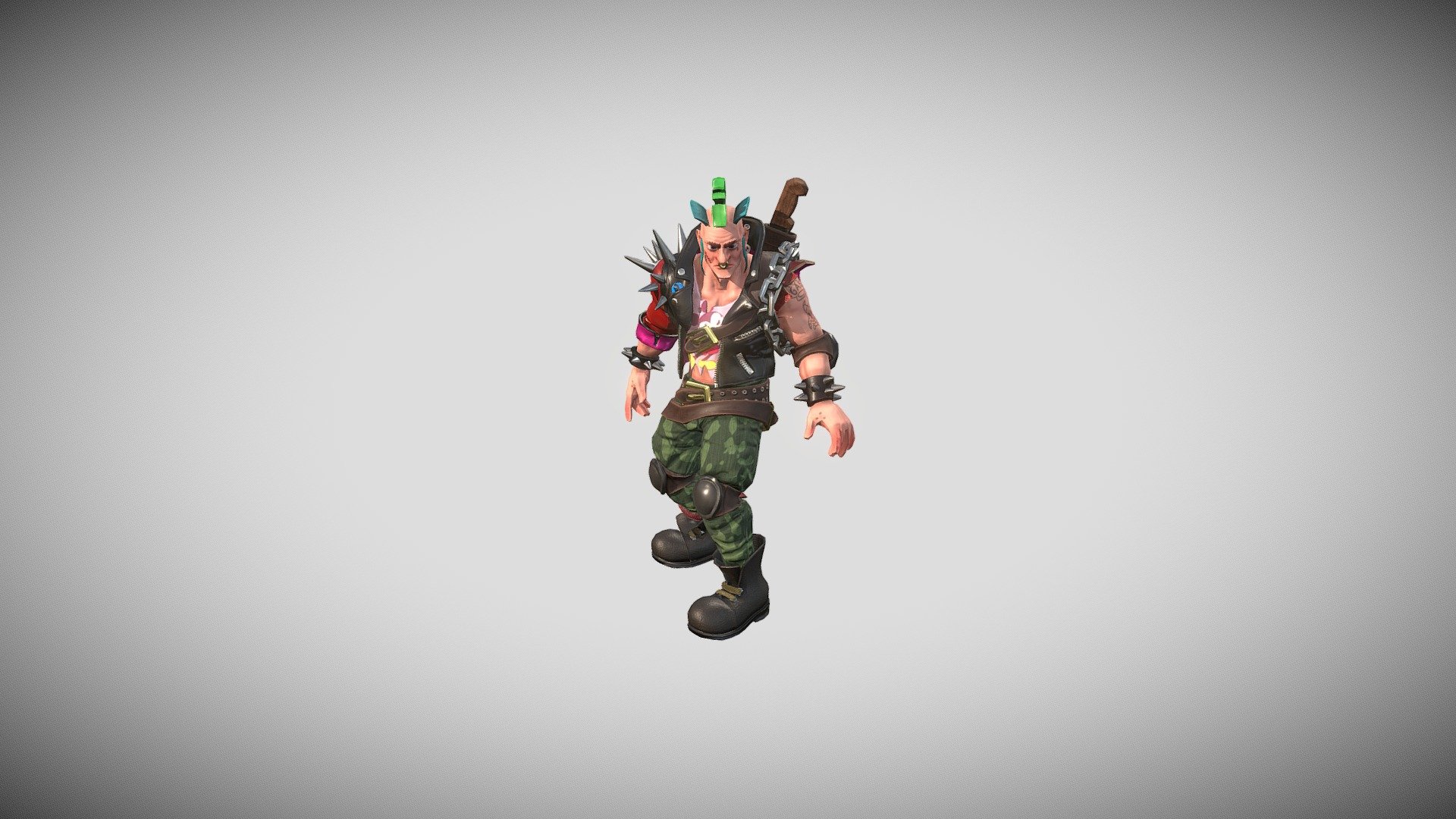 Punker - 3D model by handersson [7b827a4] - Sketchfab