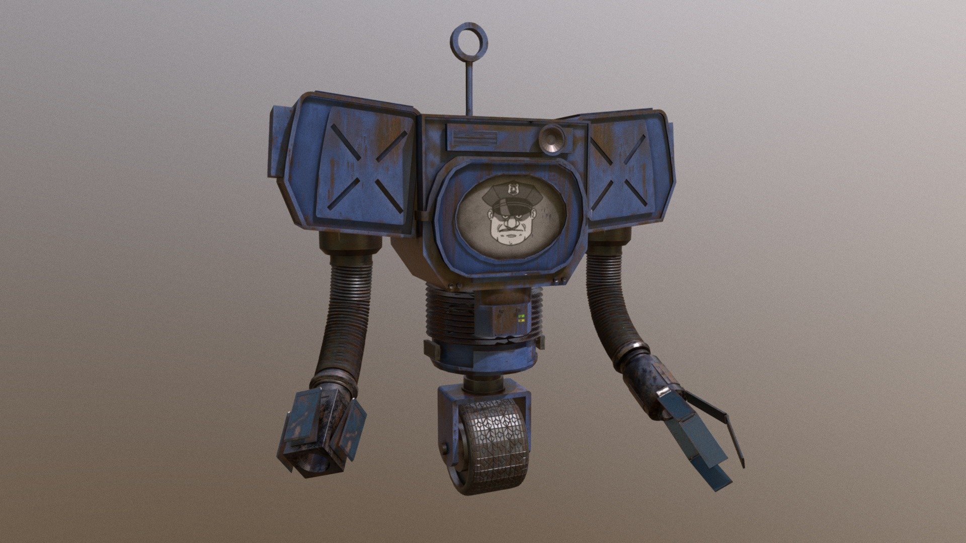 Securitron Mark 1 Policeman - Buy Royalty Free 3D model by Thomas ...