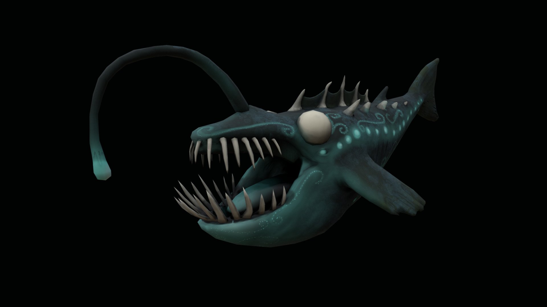 Angler Whale texture v1 - 3D model by amberlynnkoch [7b832e0] - Sketchfab