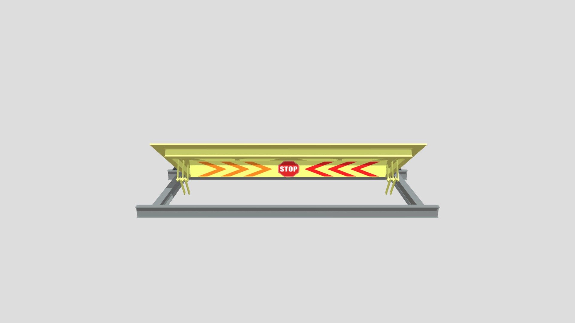 Road Blocker - Download Free 3D model by omairmazhar [7b86b79] - Sketchfab