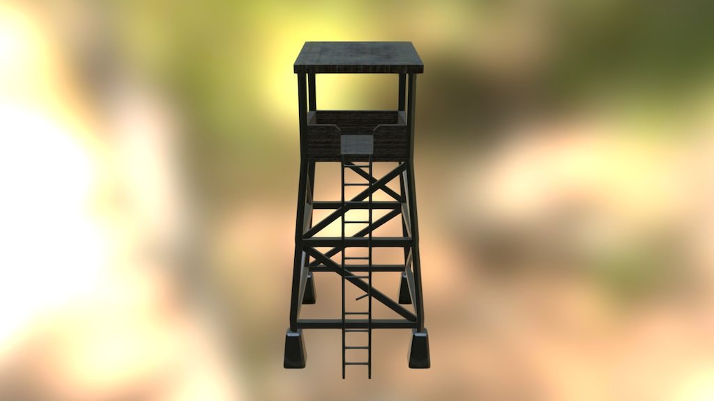 Watchtower - 3D model by Elliott Pritchett (@Pritamus) [7b86ec3 ...