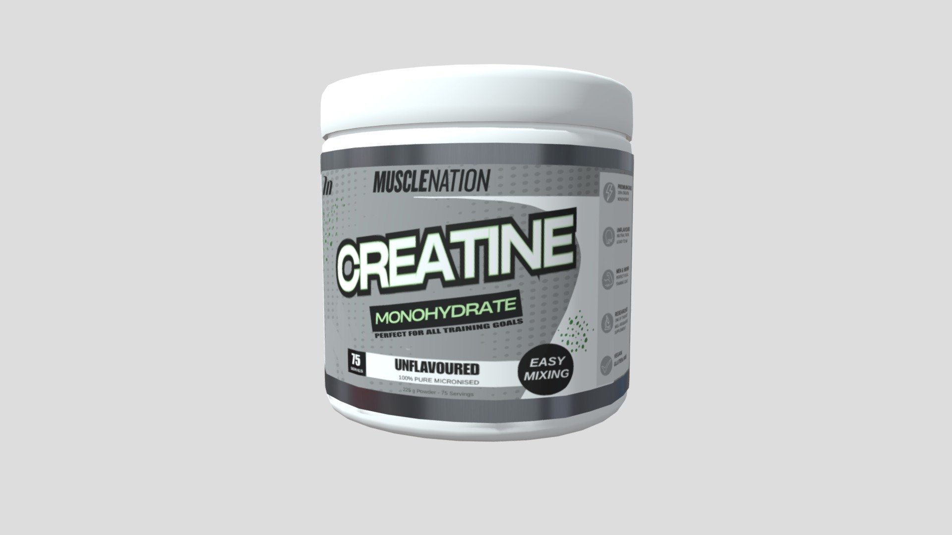 Creatine Jar - Download Free 3D model by AshBee (@ashbeeonline ...