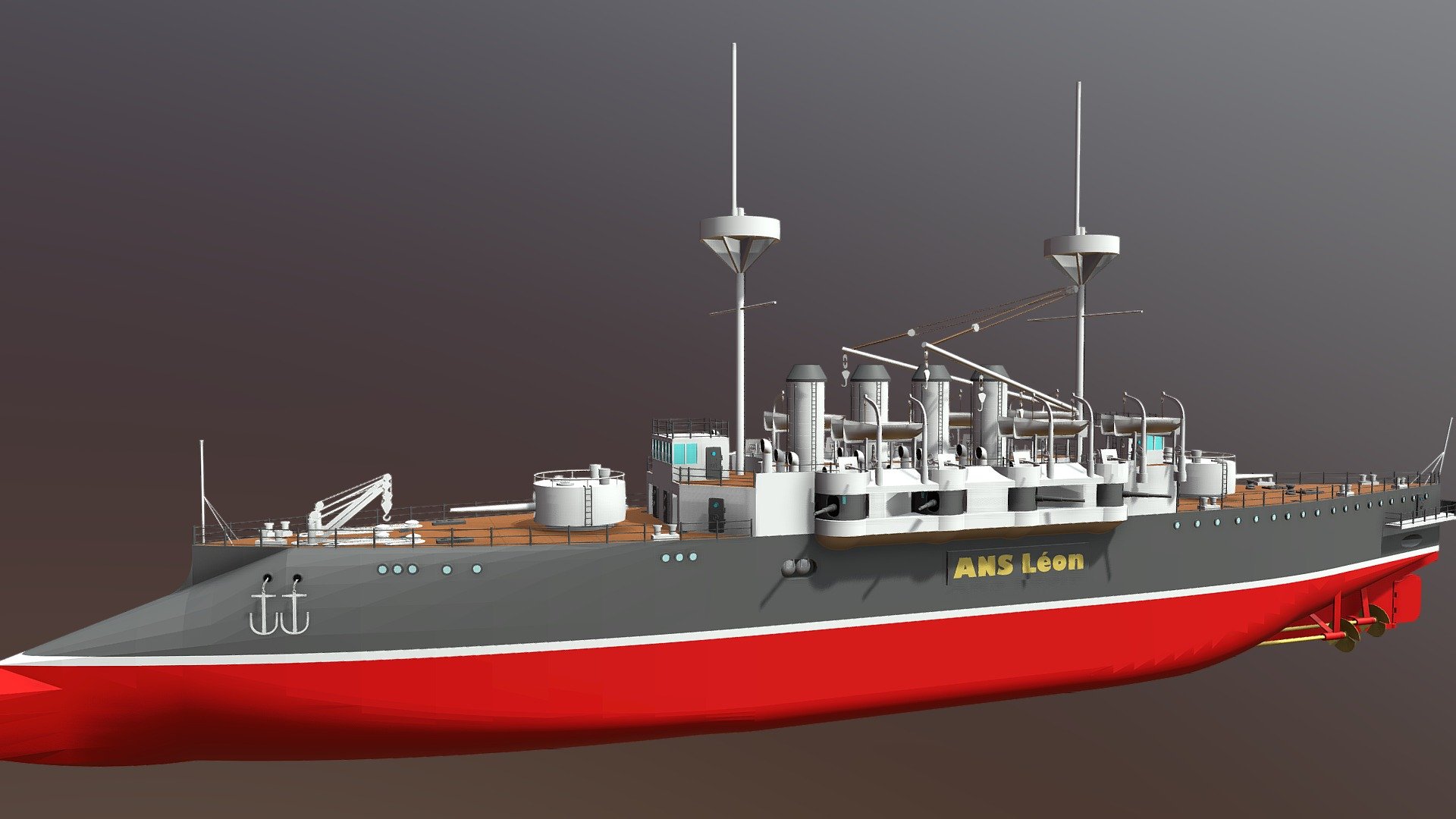 MNS Léon - Download Free 3D model by martyn169 [7b8b363] - Sketchfab