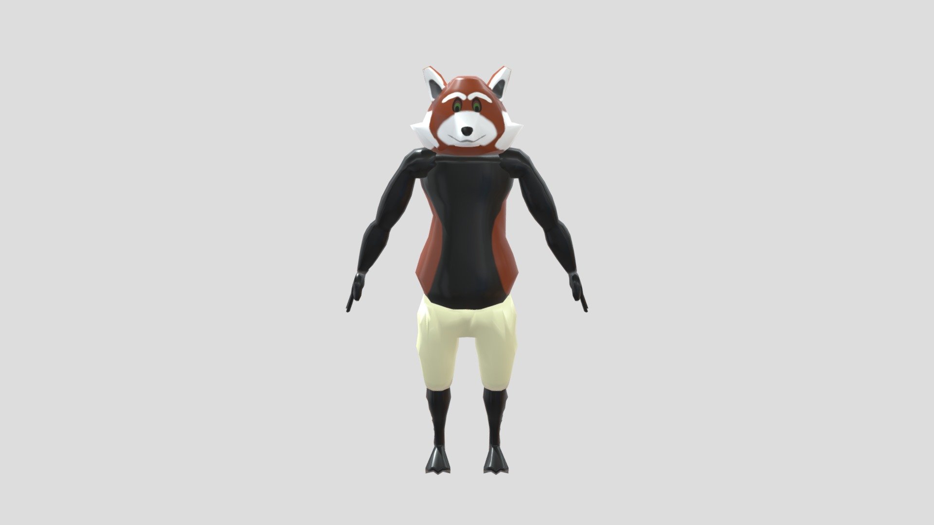 Red Panda Low poly character - 3D model by EdenChisnallArt [7b8d7d8 ...