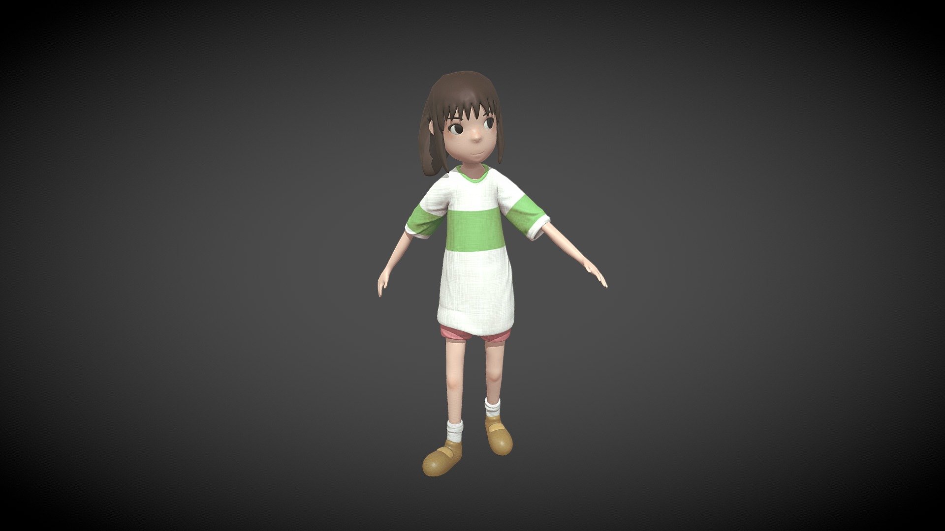 Chihiro - 3D model by Francisca (@franciscarc) [7b8d7eb] - Sketchfab
