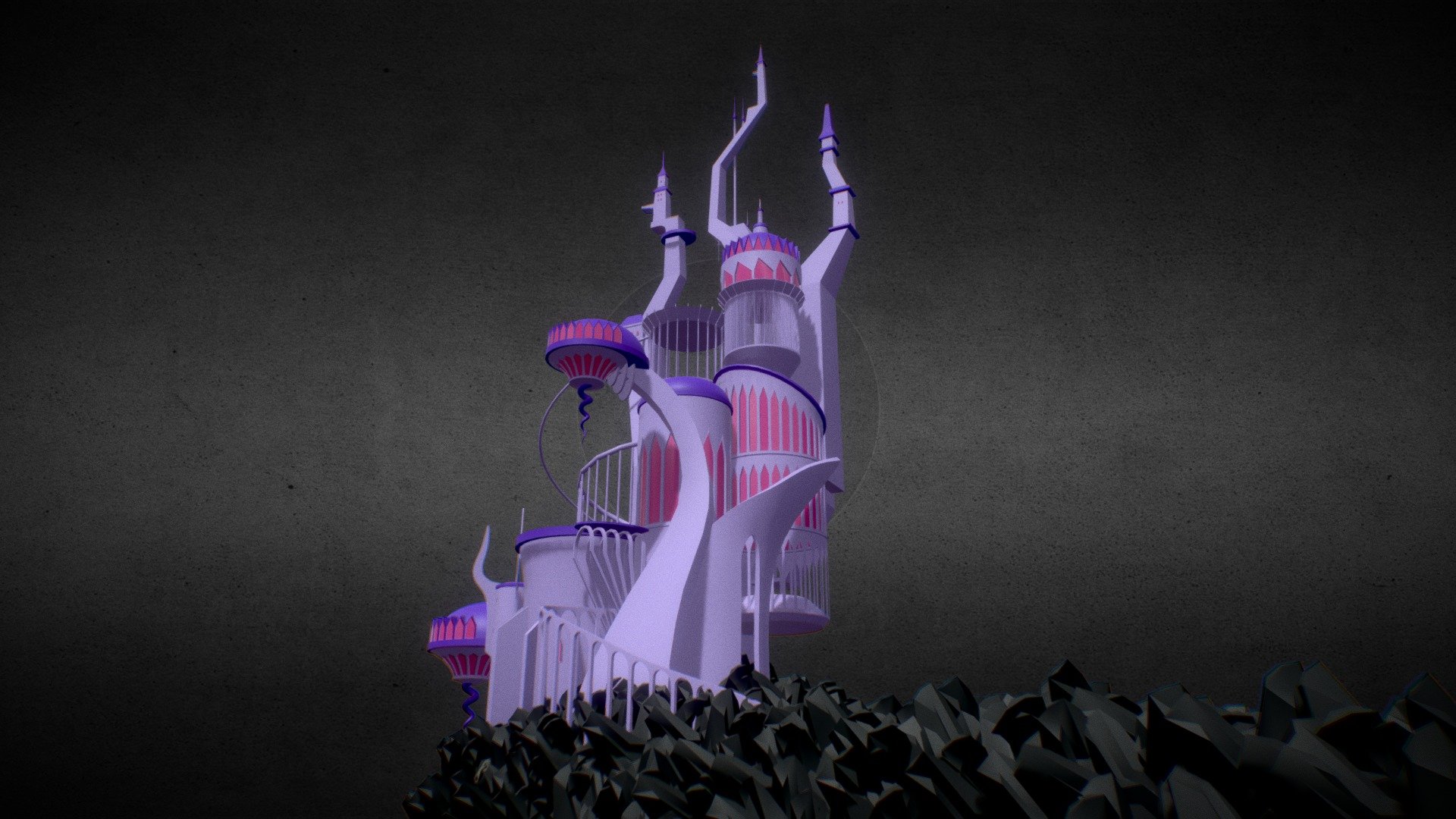 Cloud Tower - Download Free 3D model by El Faro Studios (@ElFaroStudios ...