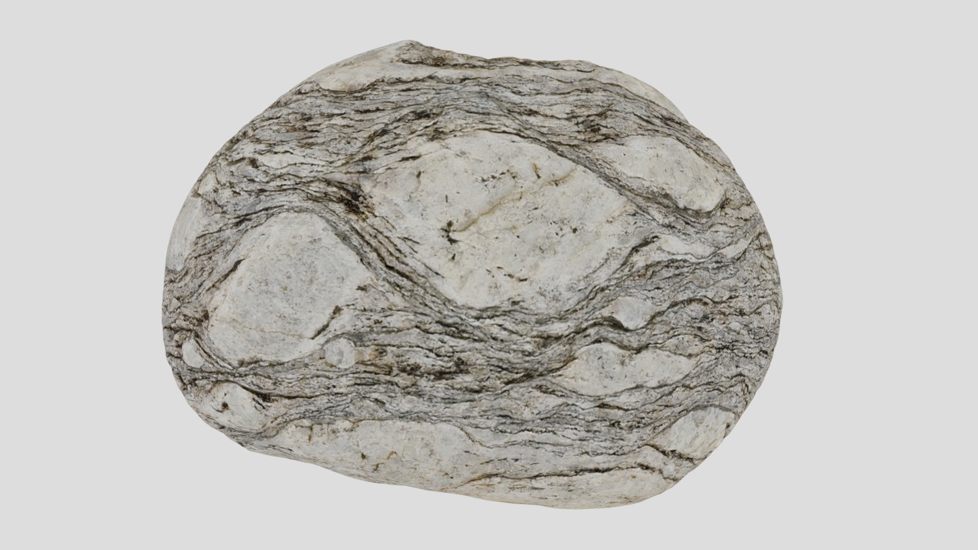 Mylonitic gneiss - 3D model by Department of Geology, University of Ljubljana ...