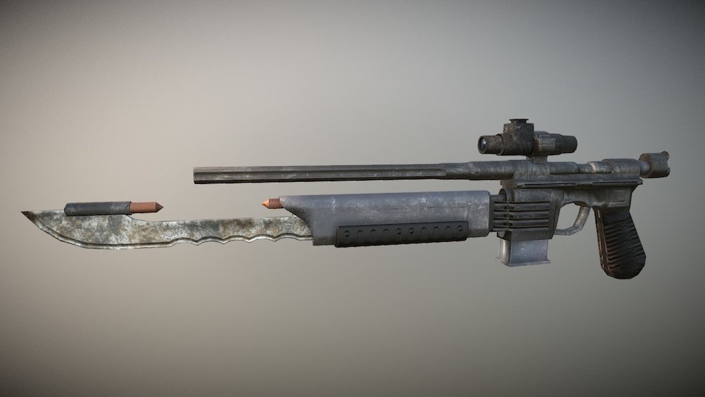 SWTOR-Style Zakuulan Exile's Blaster for KOTOR - 3D model by ...