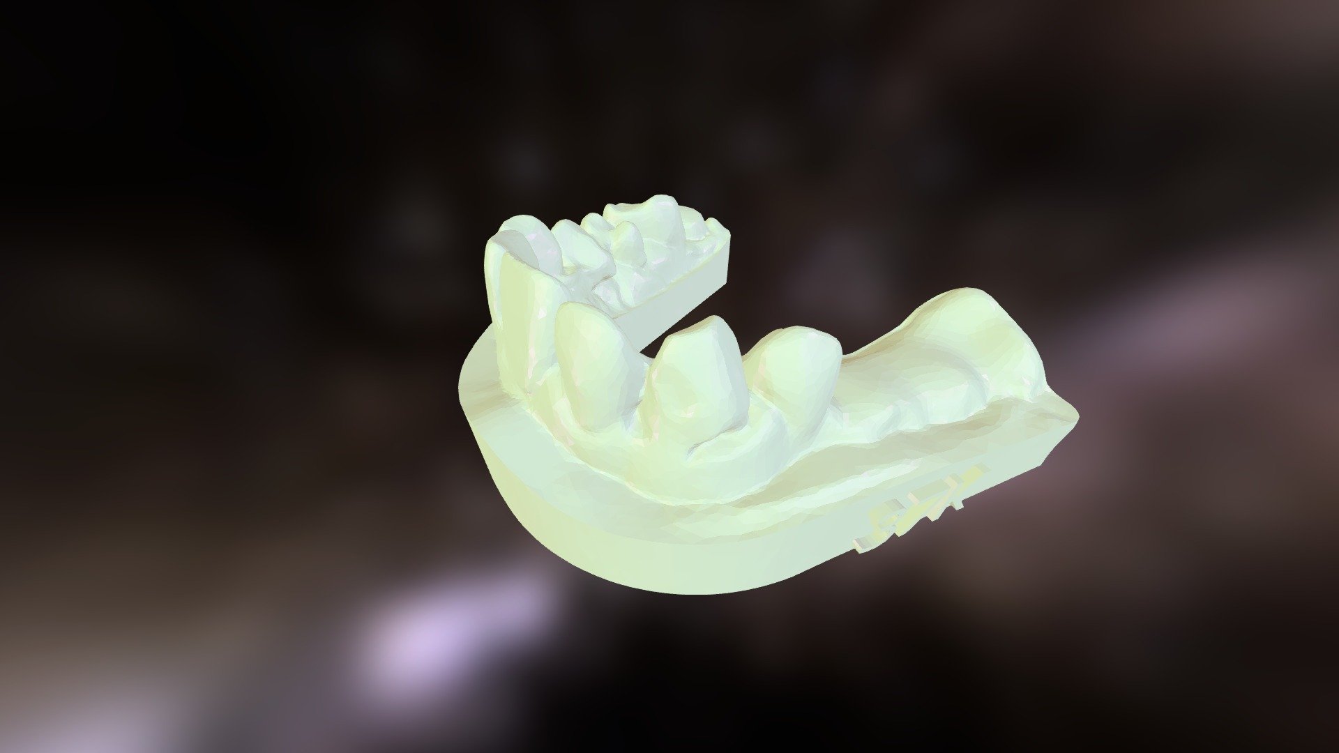 lower teeth LOW-RES - 3D model by CarlosGarciaPando [7b91d0f] - Sketchfab