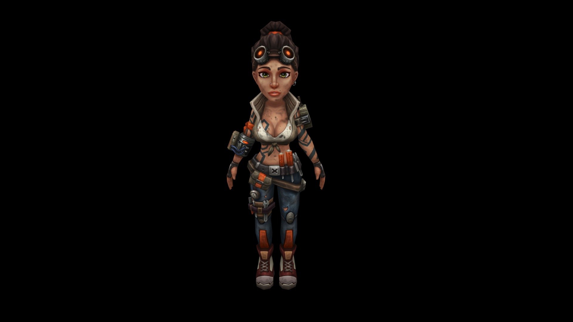 Sara 1 - 3D model by CC (@ccsf) [7b93239] - Sketchfab