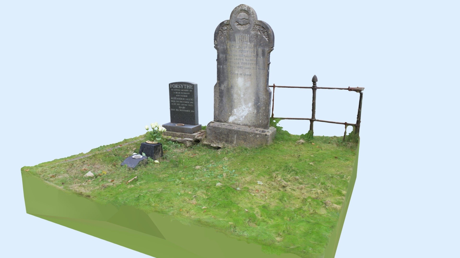 Forsythe Family Plot - 3D model by Bob Currie (@mooreheadmodels) [7b94832] - Sketchfab