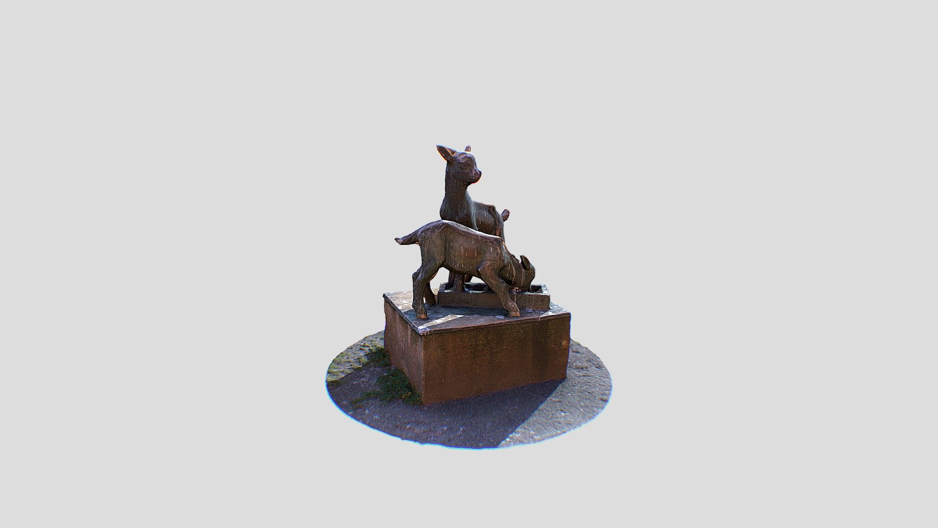 goat statue zoo - Download Free 3D model by benjaminlalla12 [7b957d1 ...