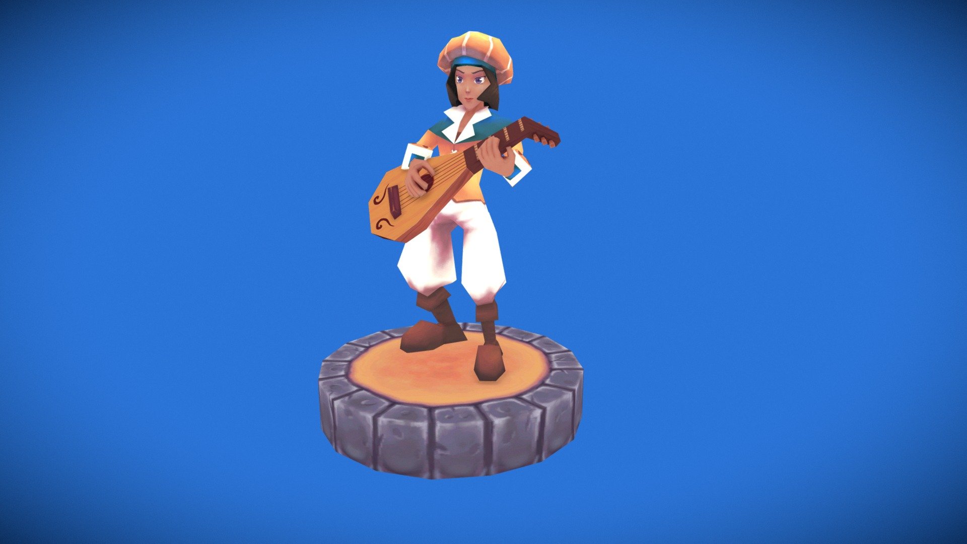 Bard Girl - Buy Royalty Free 3D model by deegan [7b969a2] - Sketchfab Store
