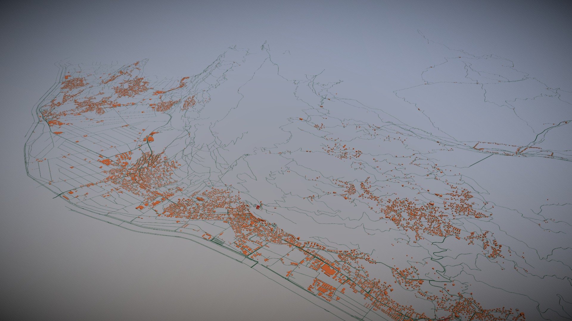 OSM Streets Buildings LIECHTENSTEIN - Download Free 3D model by Xavier ...