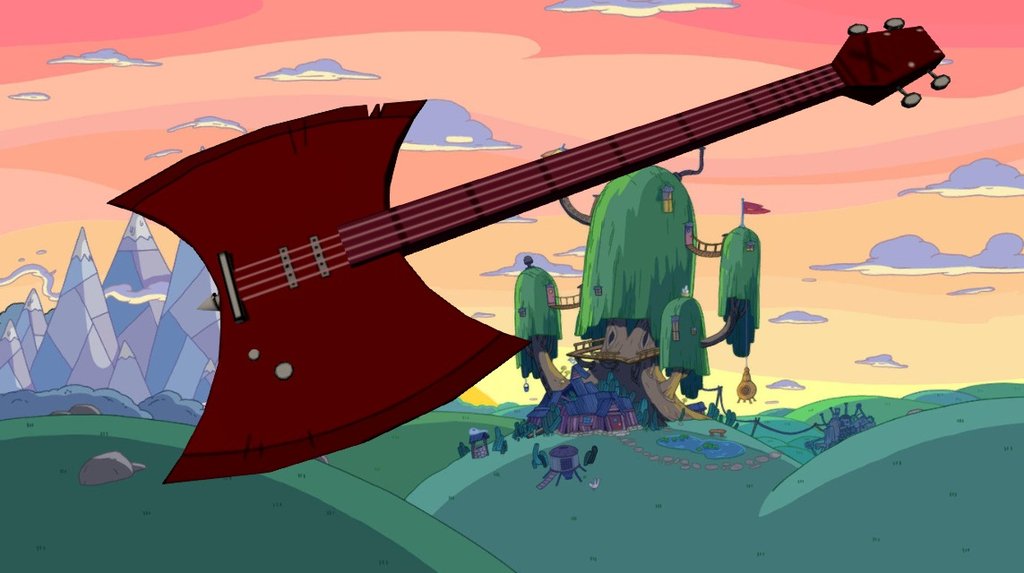 Adventure Time Bass Axe - 3D model by Aaron Dornez (@aaron.dornez ...