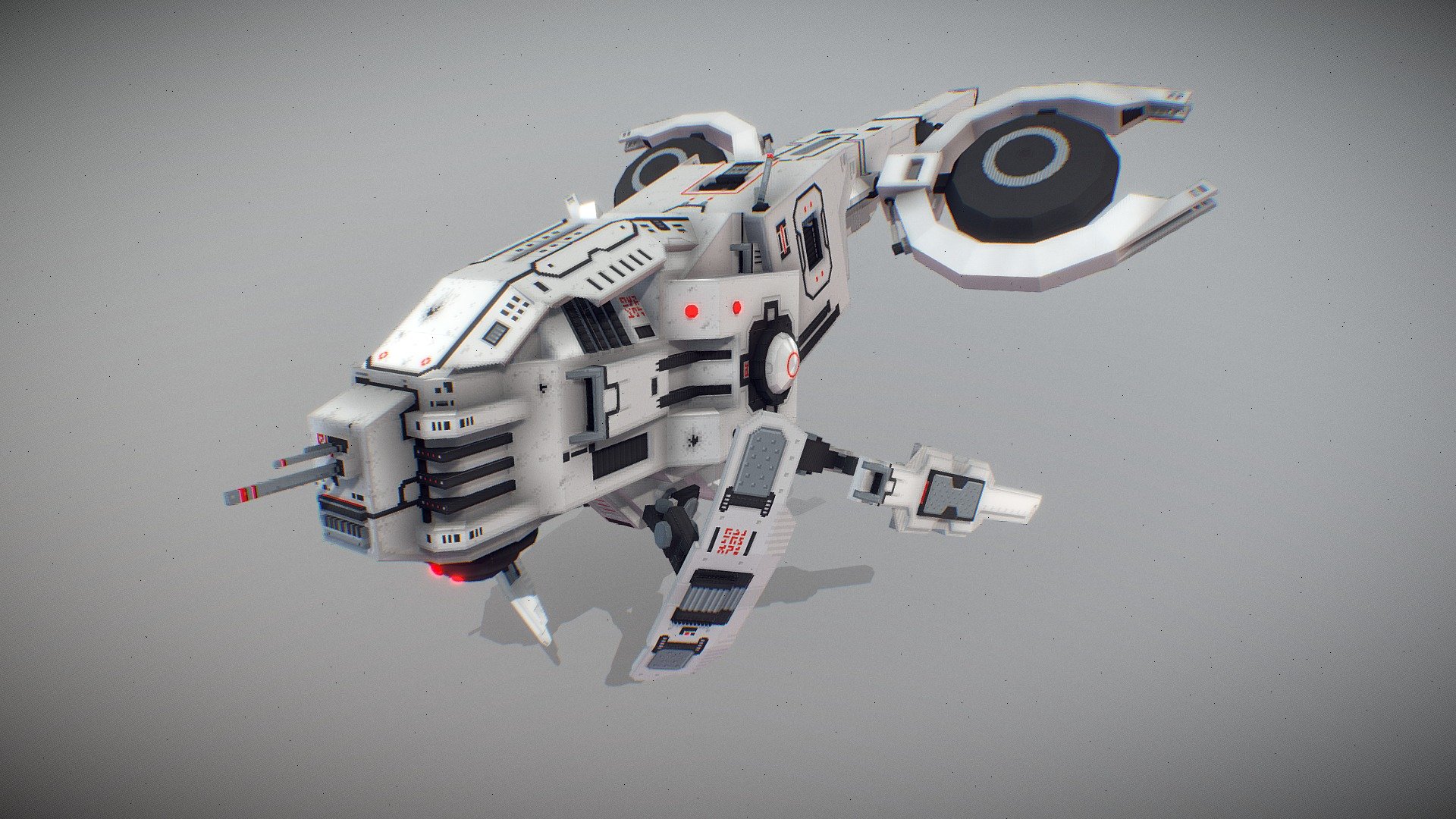 Space drone - 3D model by Ony (@ony_vt) [7b98829] - Sketchfab