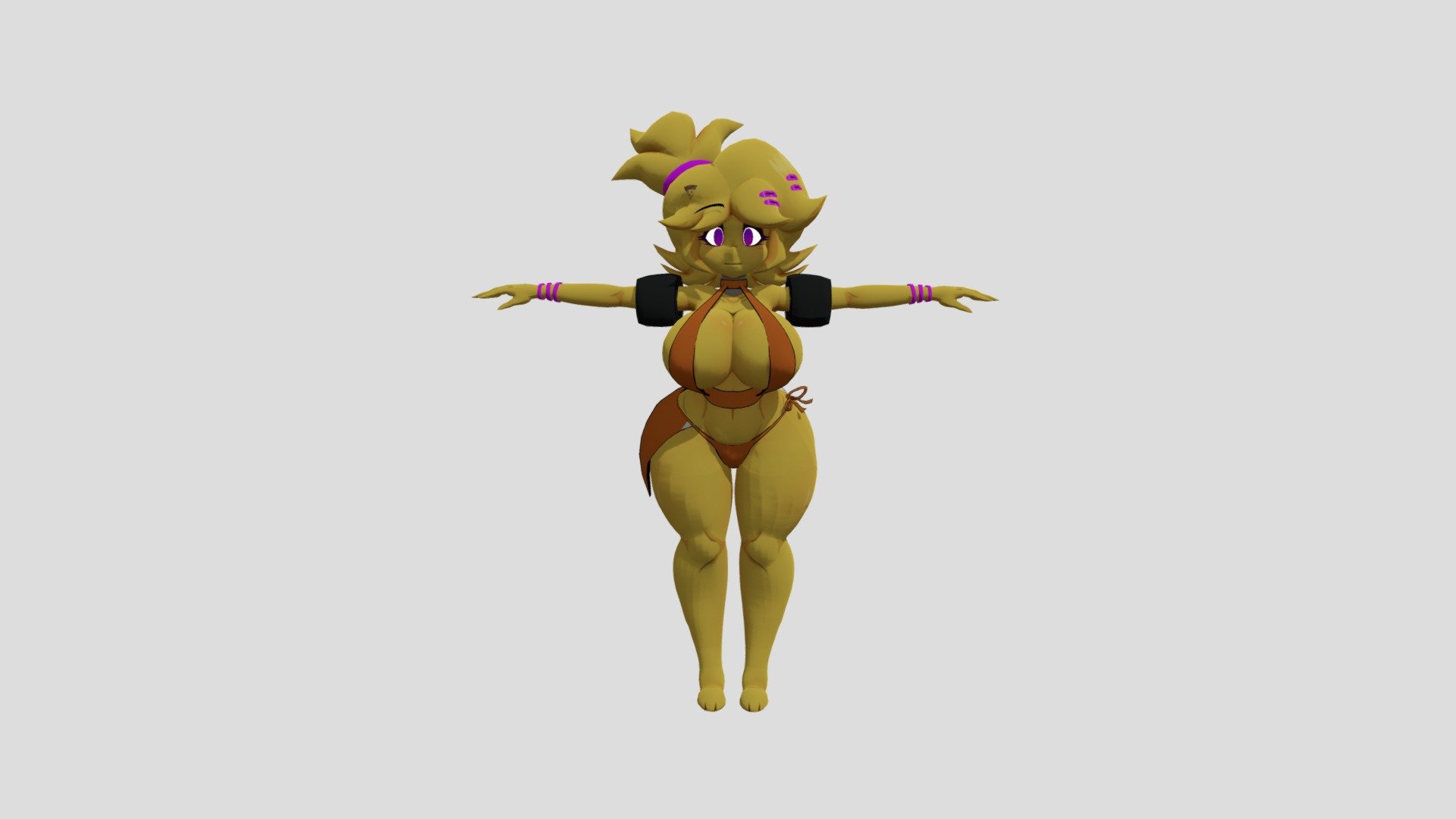 Chiku Bikini - Download Free 3D model by dwall8611 [7b98a9d] - Sketchfab