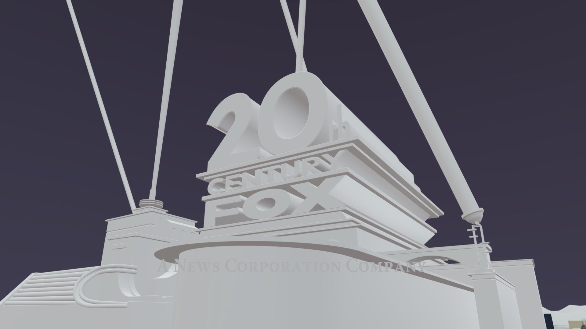 20th Century Fox Logo (2008) (Ramu Crossover) - Download Free 3D model ...