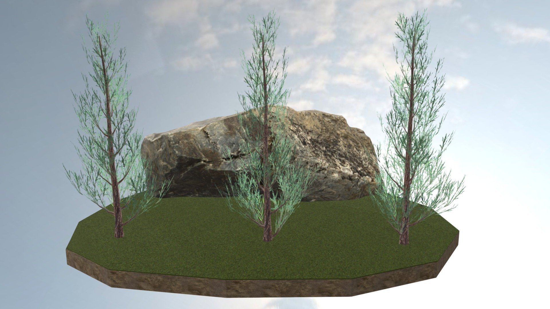 Juniper Trees FREE Low Poly - Download Free 3D model by LordSamueliSolo ...