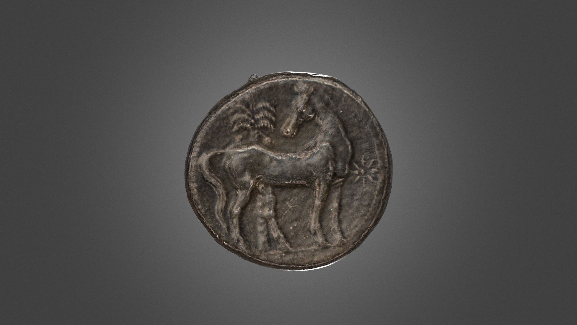 Carthaginian shekel - Download Free 3D model by Allard Pierson ...