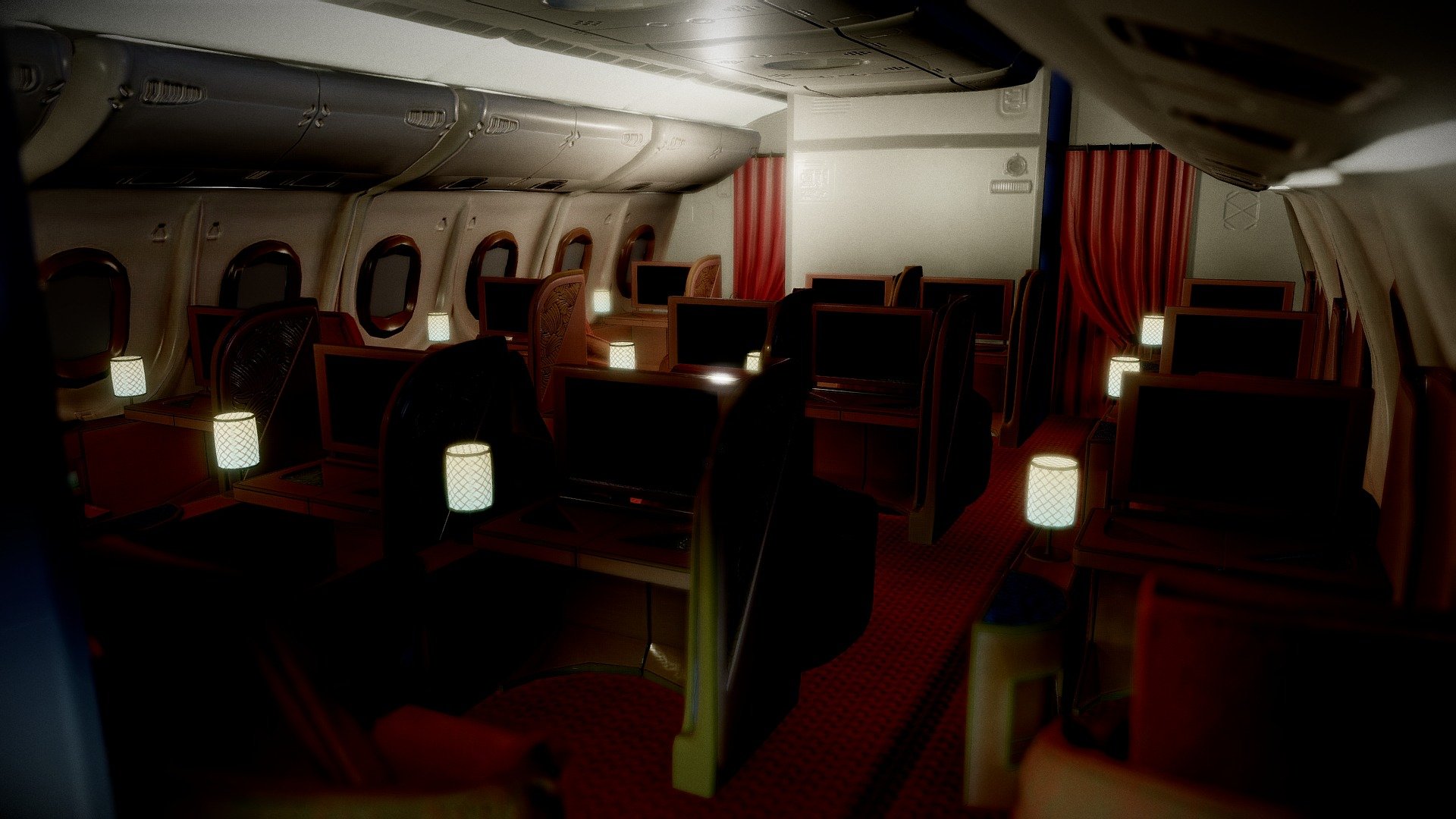 flight classes - 3D model by 一宇橙數位設計 (@ouorange) [7b9c09b] - Sketchfab
