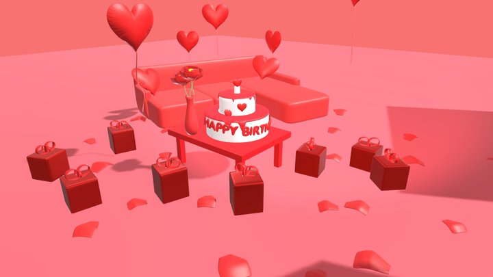 Birthday-party 3D models - Sketchfab