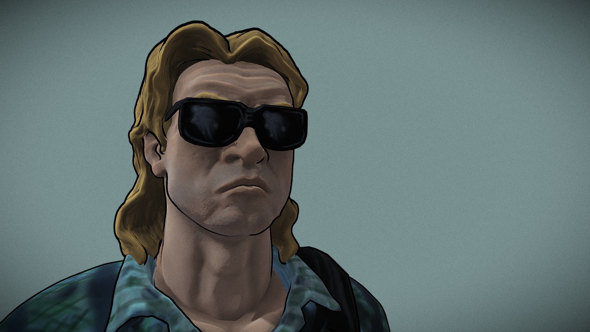 John Nada - They Live (1988) - 3D model by Carlo Sitaro ...