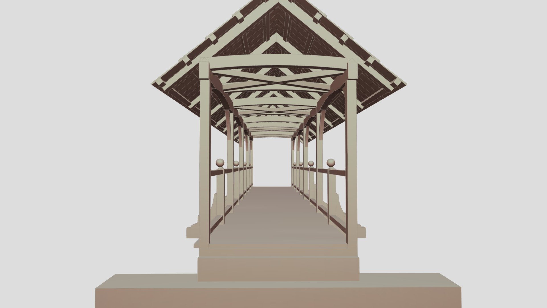 7 foot wide bridge - 3D model by AliciaSpence [7b9ff24] - Sketchfab