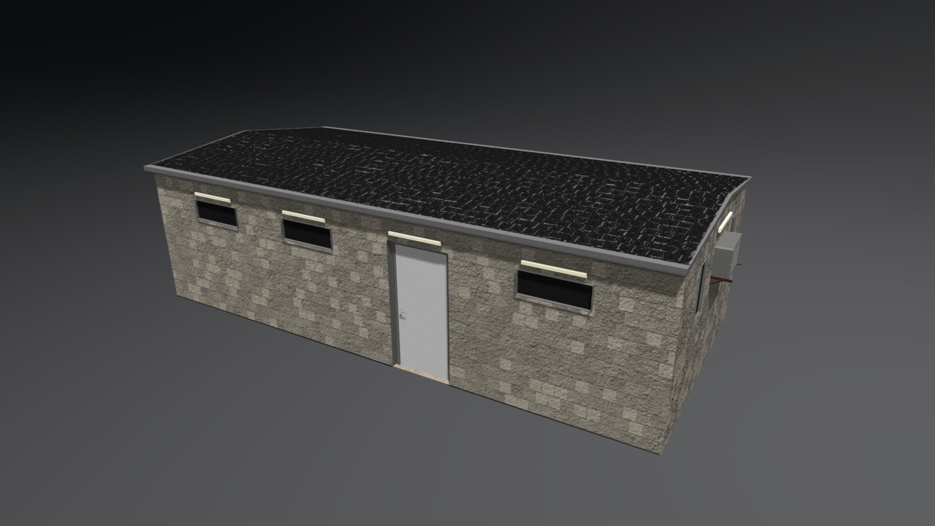 Cinder Block Building - 3D model by Digital BIM Solutions ...