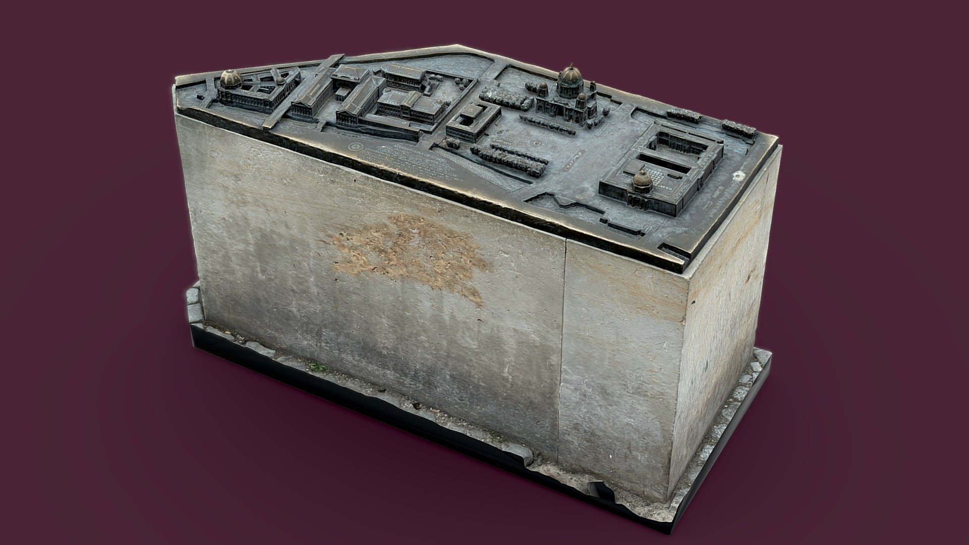 Tactile model of Museum Insel, Berlin, DE - Download Free 3D model by ...