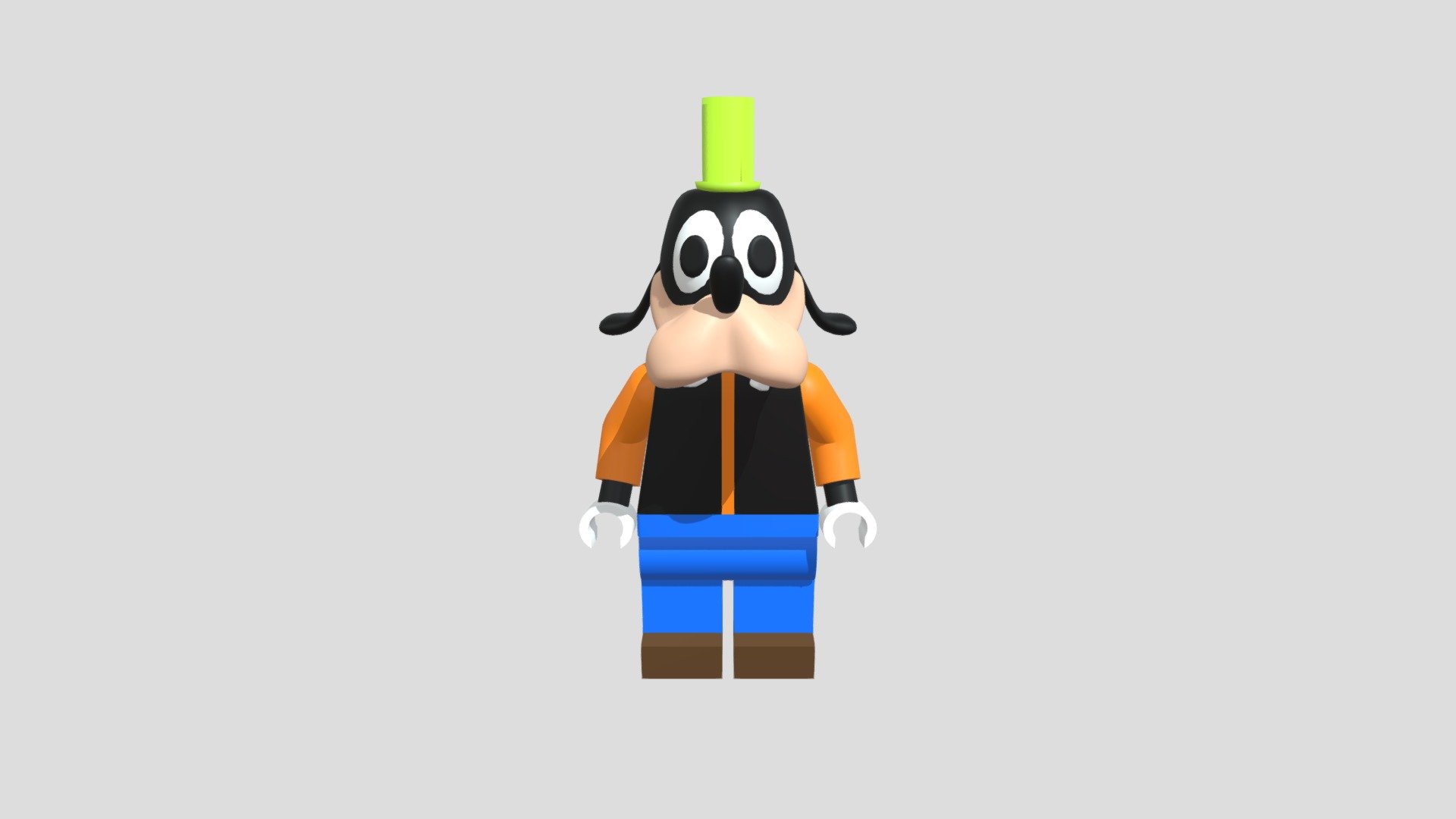 LEGO - Goofy - Buy Royalty Free 3D model by 6AMES [7ba2154] - Sketchfab ...
