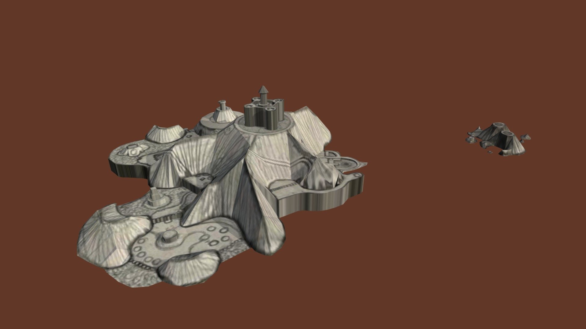 Topological Map of Isle O' Hags - Download Free 3D model by Facts About ...