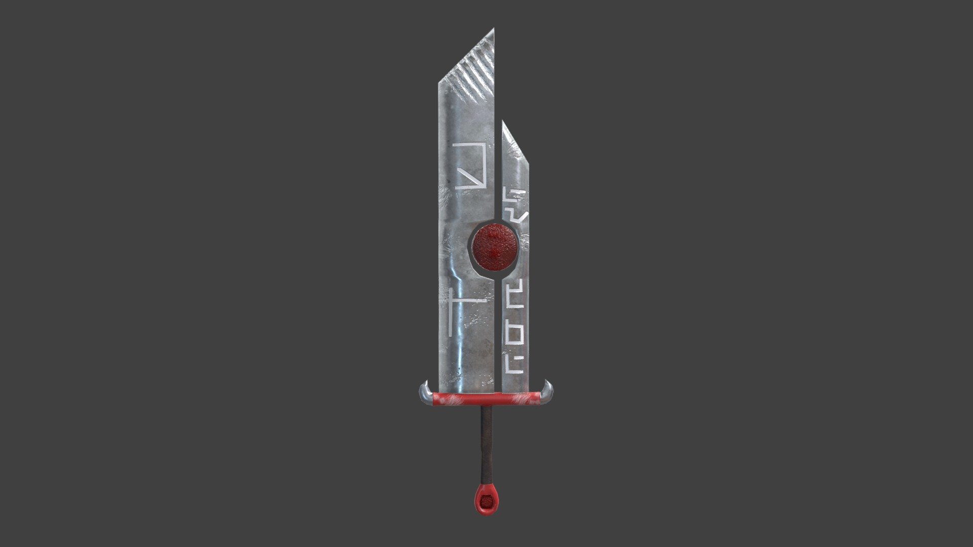 Demon Blade - 3D model by TamirYehonatan [7ba4388] - Sketchfab
