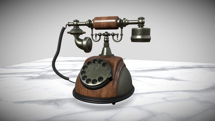 Rotary-phone 3D models - Sketchfab