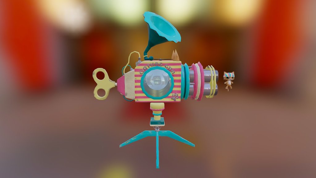 The Catling Gun - 3D model by amberjamieson [7ba67ed] - Sketchfab