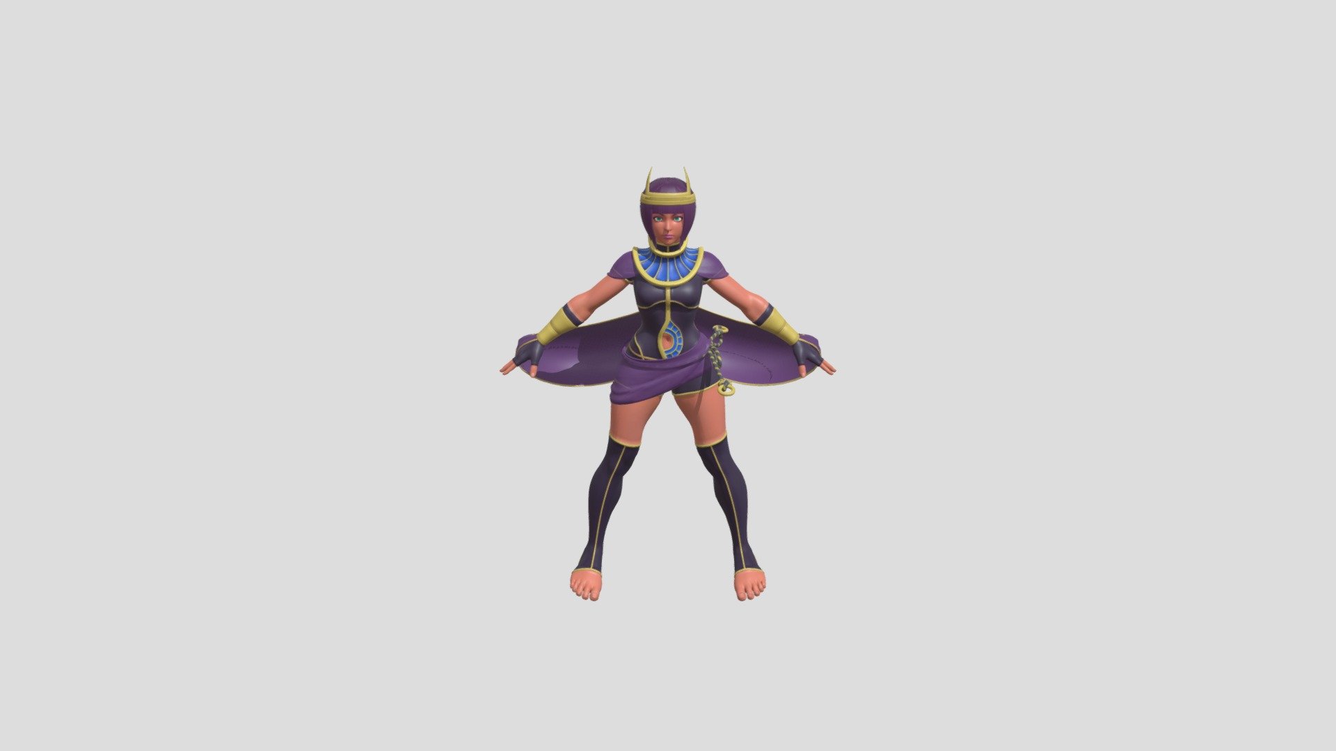 Menat - Street Fighter V - Download Free 3D model by Chechorams16 ...
