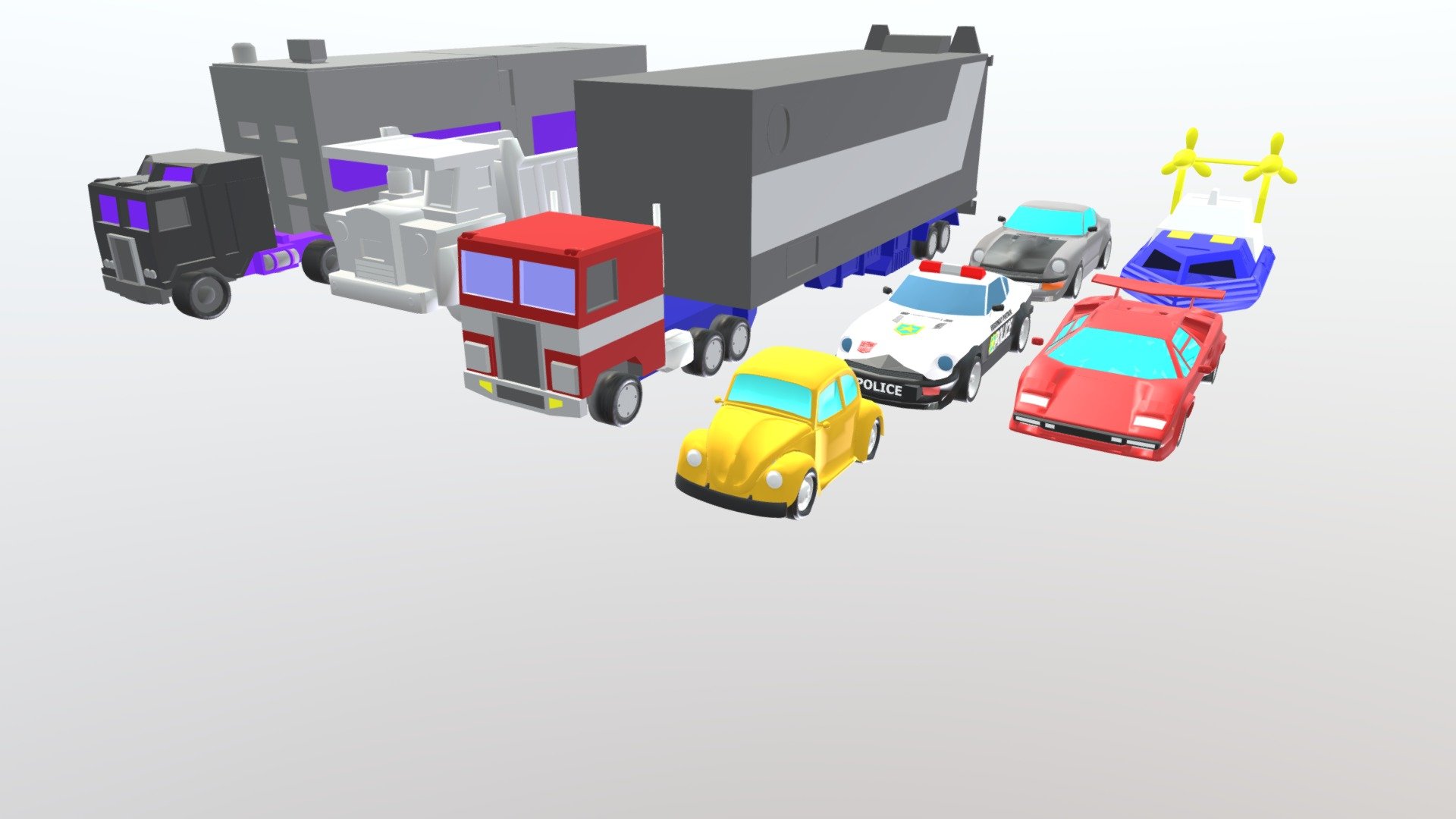 1984 Transformers G1 Cars - Download Free 3D model by Pipogame ...