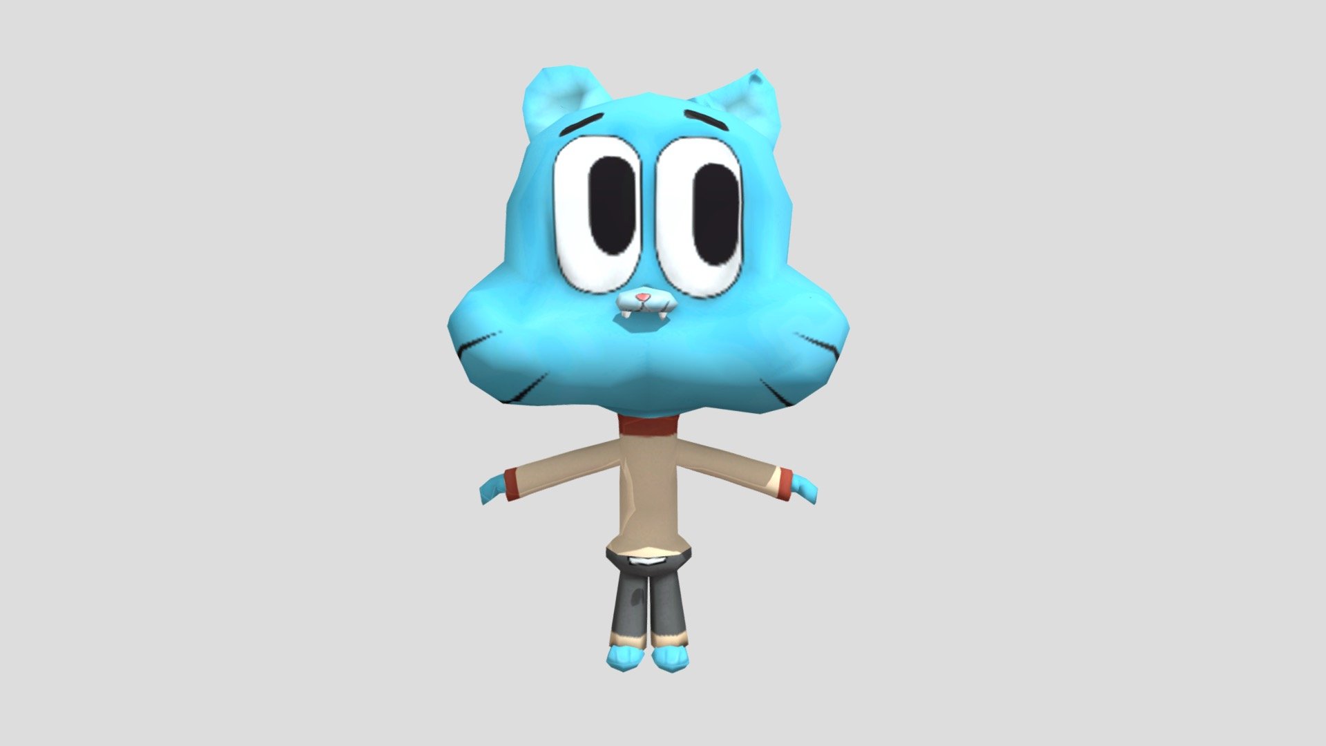Mobile - Formula Cartoon All-Stars - Gumball - Download Free 3D model ...