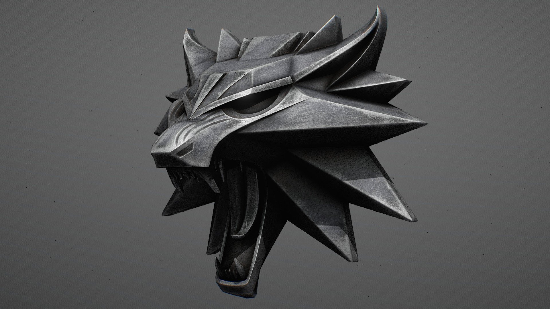 Witcher Medallion Fan Art | Game Ready Prop - 3D model by Dante_Leapman ...