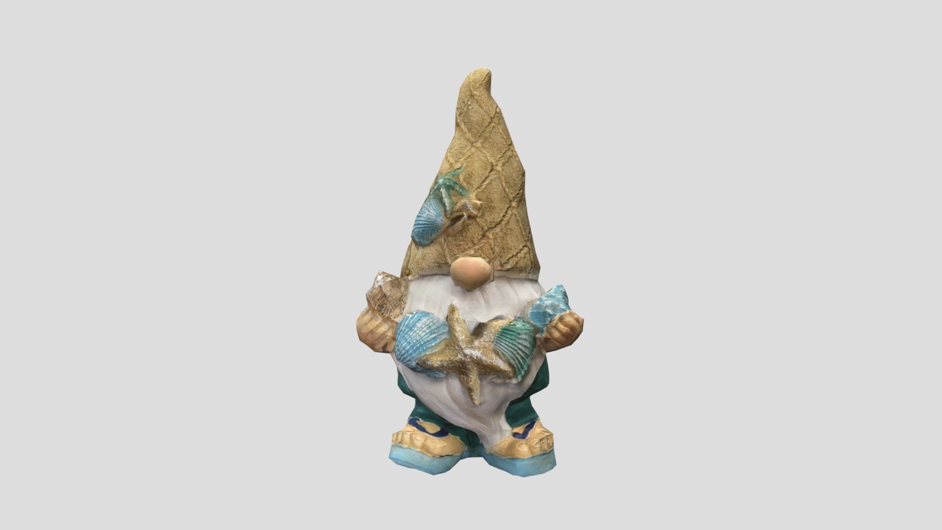 Sea Shell Gnome - Download Free 3D model by David Wigforss (@dwigfor ...