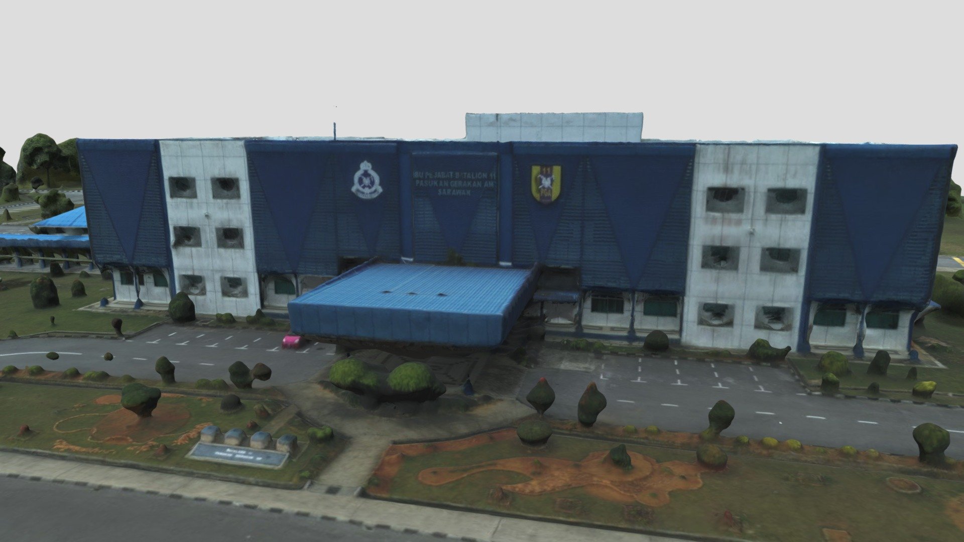 Battalion 11 PGA, Kuching Sarawak - 3D model by dpmedia [7bad17f] - Sketchfab