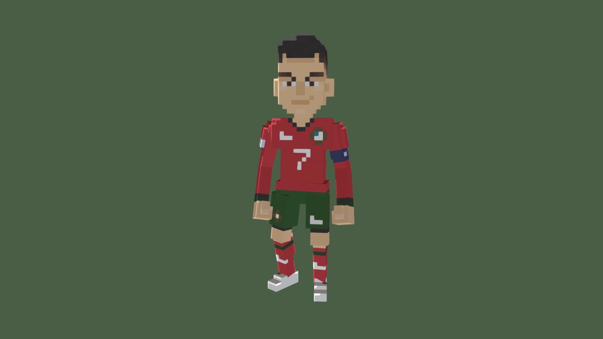 Football player 07 - Download Free 3D model by Stronghandcat Studio ...