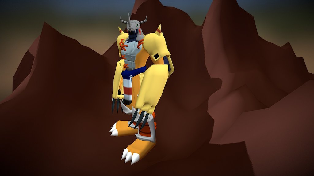 wargreymon Animation - 3D model by raito [7baeaa7] - Sketchfab