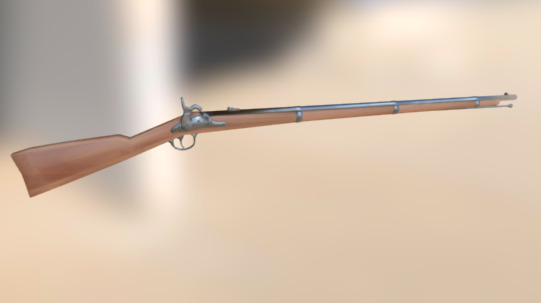 Springfield 1861 Oak Wood - Download Free 3D model by Code Nerps ...