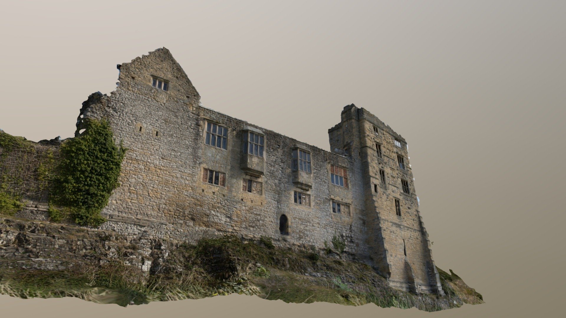 Helmsley Castle - 3D model by jonc68 [7bb1f35] - Sketchfab