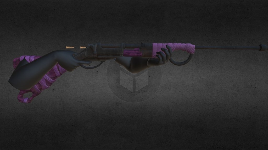 Purple Haze Bolt Rifle - 3D model by odinmerlinmay [7bb266d] - Sketchfab