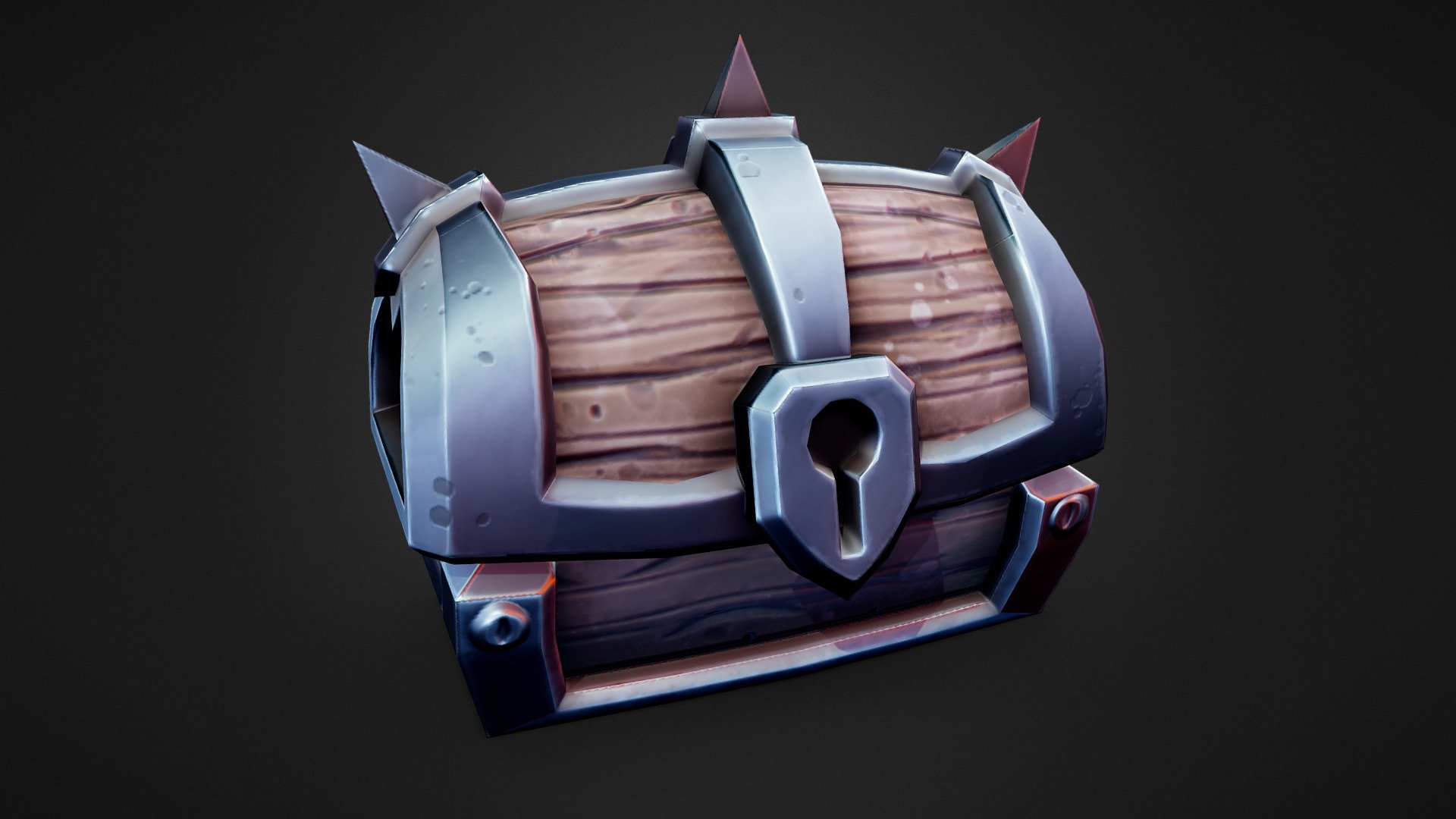 Stylized Dungeon Loot Chest - 3D model by Tom F (@ROSEFALL) [7bb3336 ...