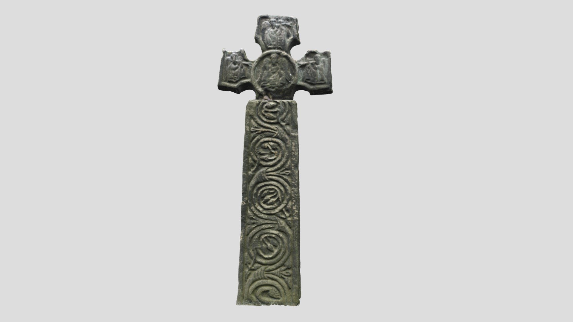 The Eyam Cross, St Lawrence's Churchyard, Eyam - 3D model by archaeo ...